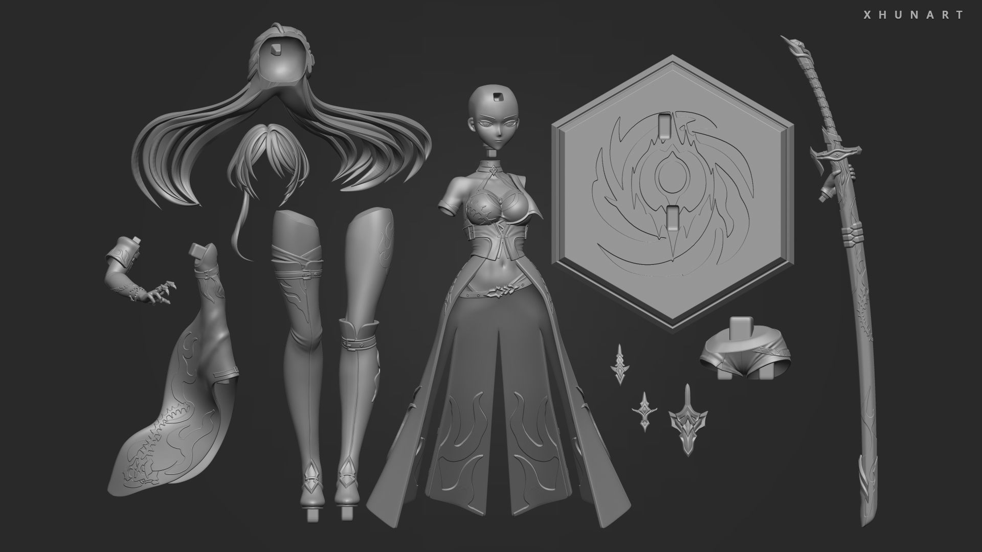 Acheron Galaxy Ranger STL 3D model 3D printable | CGTrader