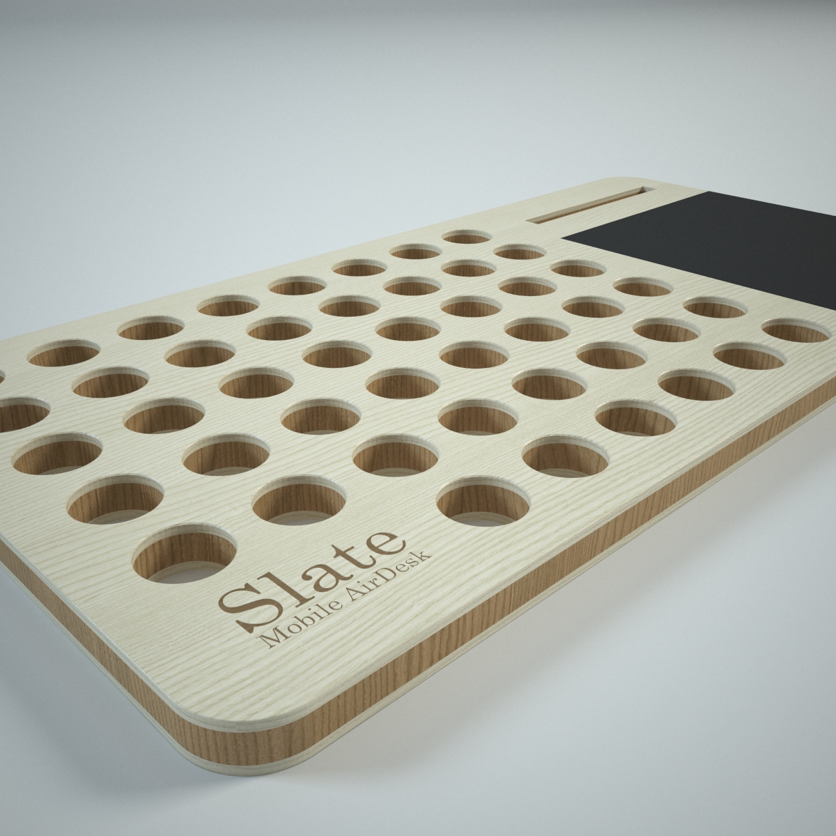 Slate Mobile Airdesk 3D model | CGTrader