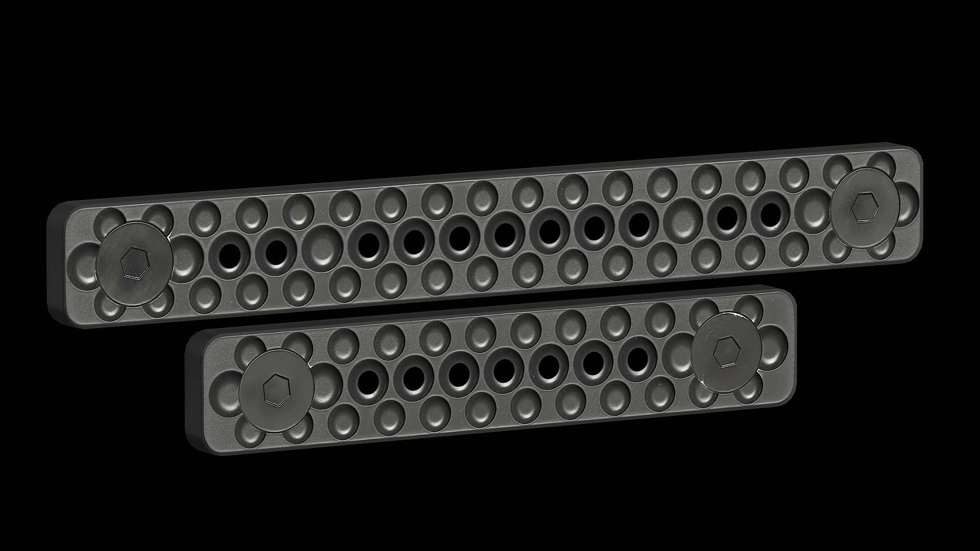 3D model MCF-A MLok Rail Cover VR / AR / low-poly | CGTrader