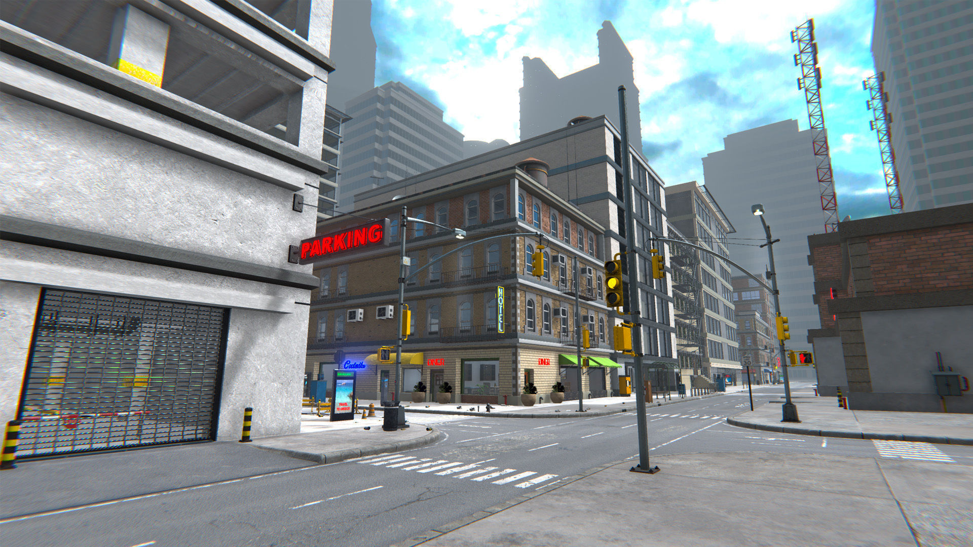 3D model Complete city asset pack for Unity and Unreal game engines VR ...