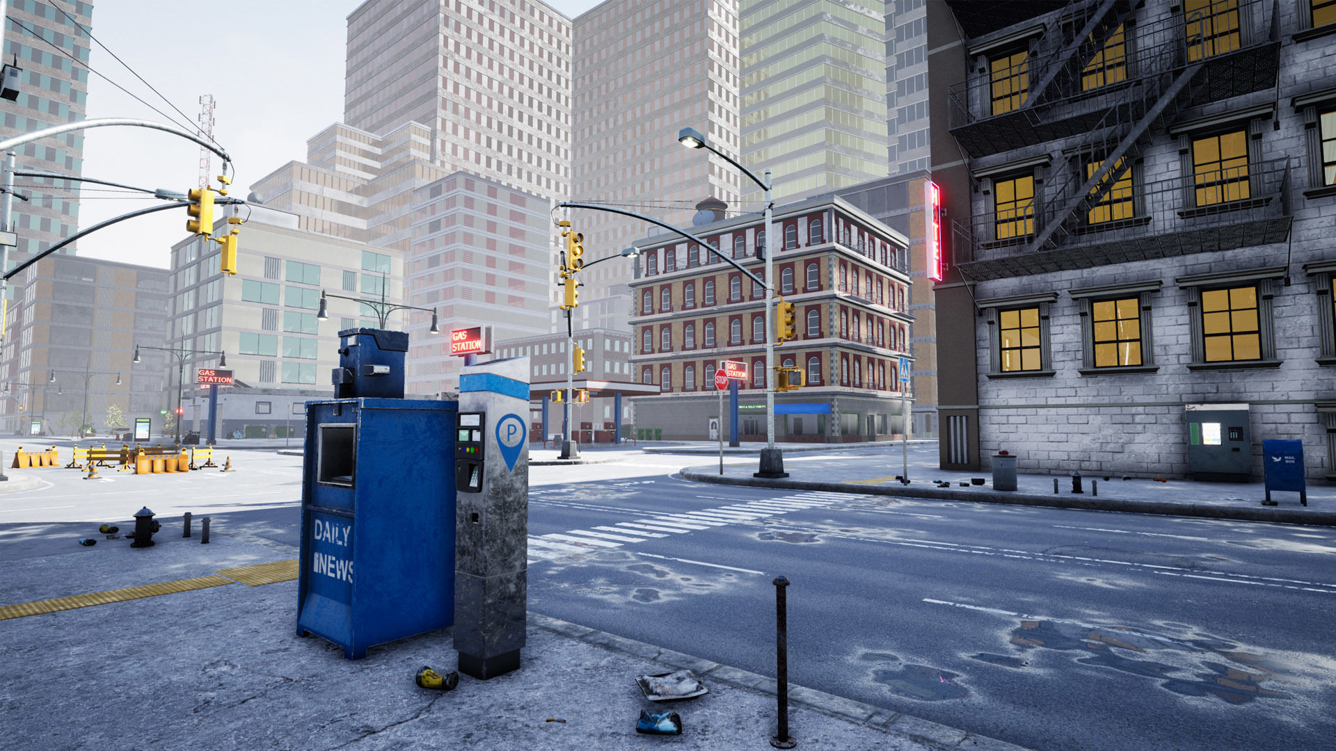 3D model Complete city asset pack for Unity and Unreal game engines VR ...