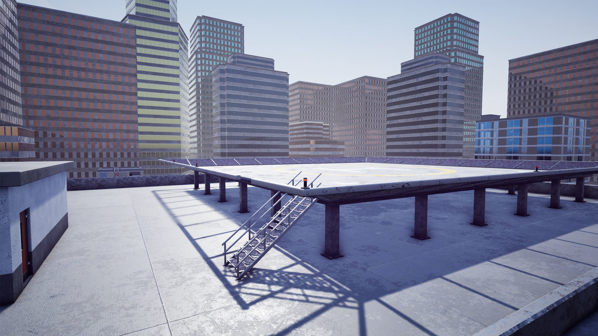 3D model Complete city asset pack for Unity and Unreal game engines VR ...