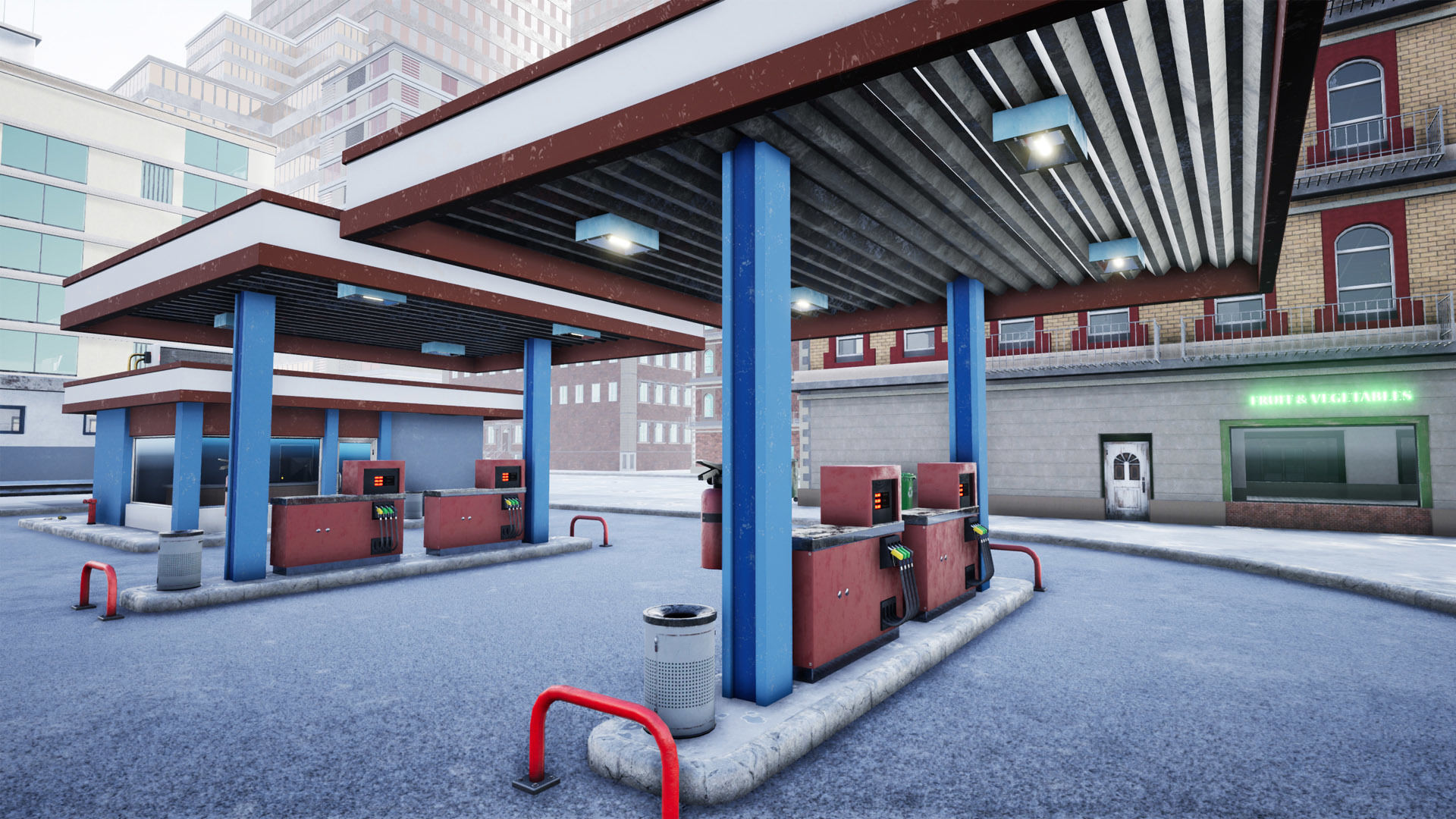 3D model Complete city asset pack for Unity and Unreal game engines VR / AR / low-poly | CGTrader