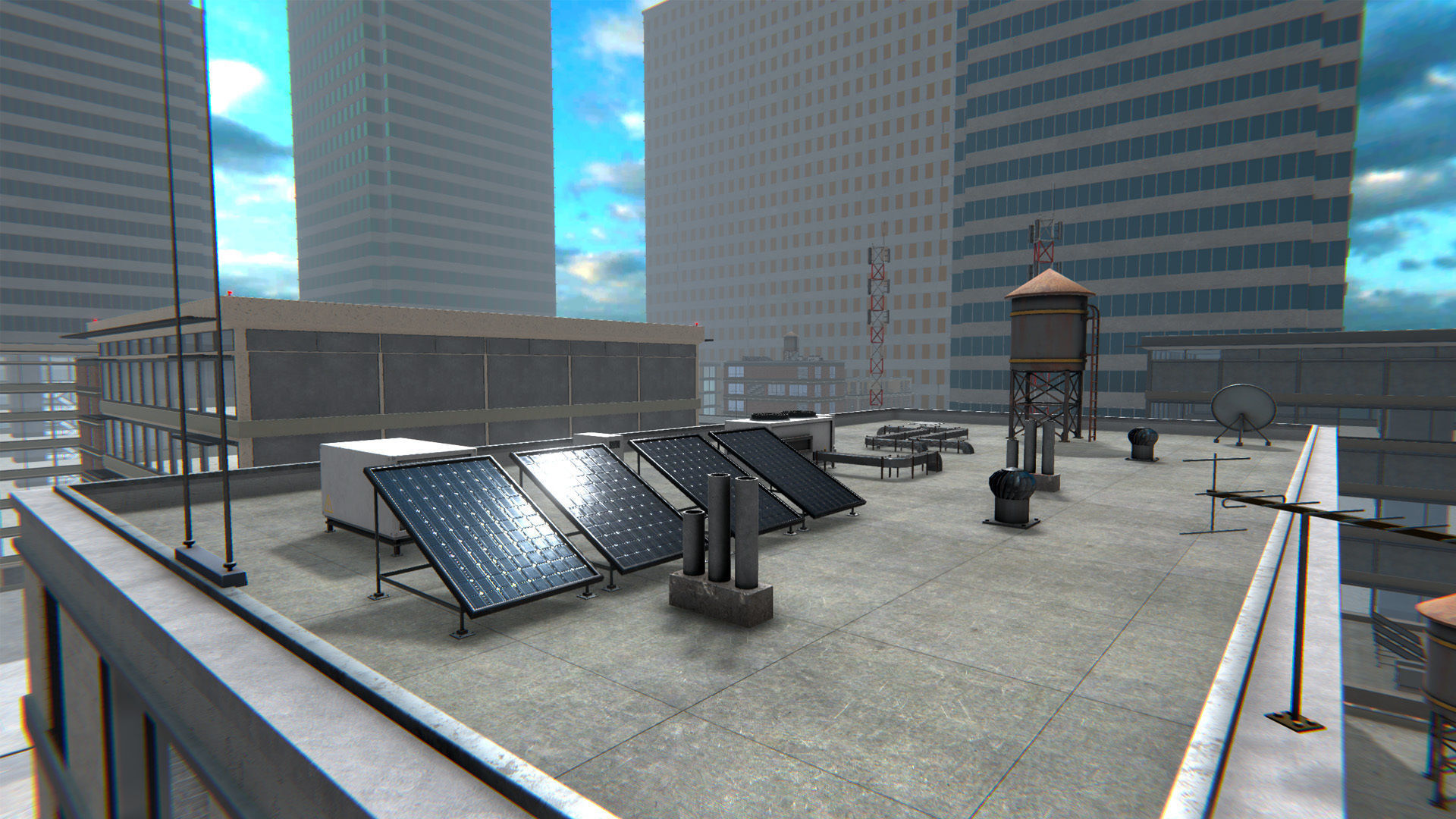 3D model Complete city asset pack for Unity and Unreal game engines VR ...