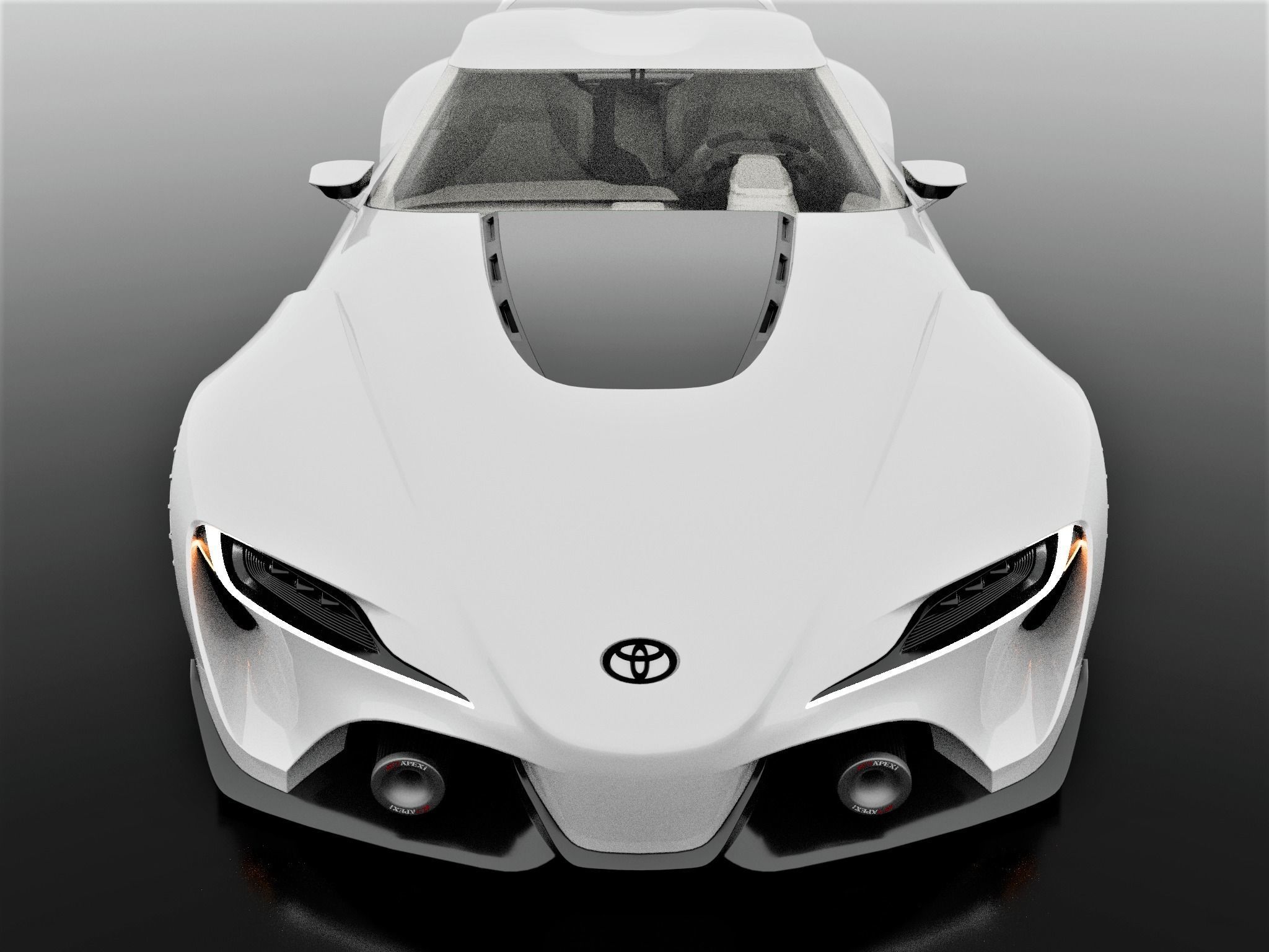 custom toyota supra mk5 3D model | CGTrader