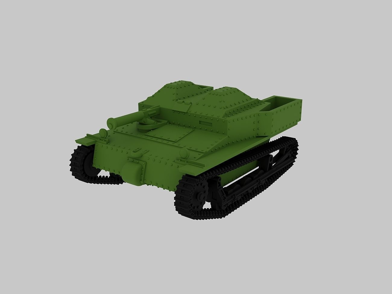UK Carden Loyd Mark VI 3D model 3D printable | CGTrader