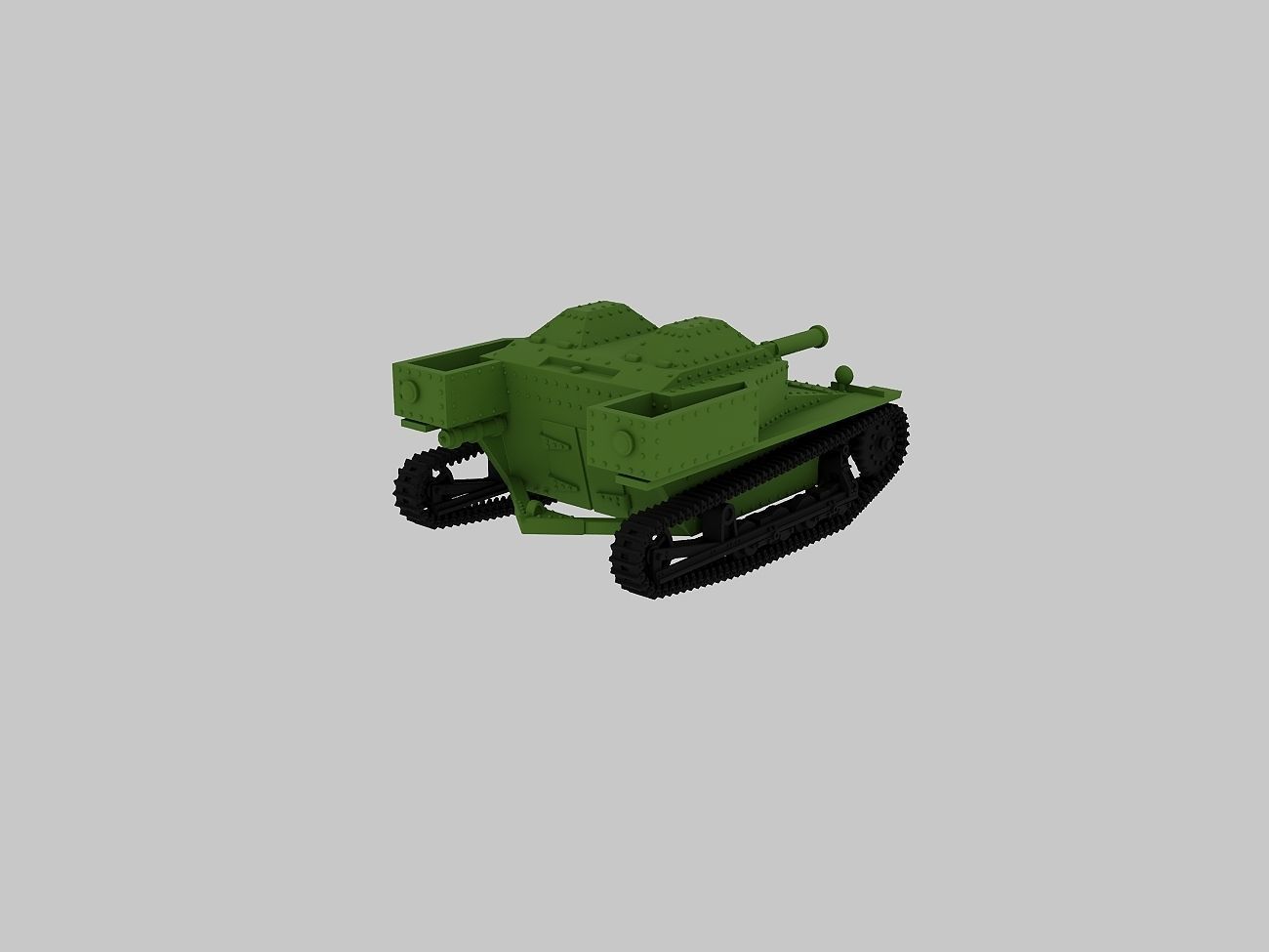 UK Carden Loyd Mark VI 3D model 3D printable | CGTrader