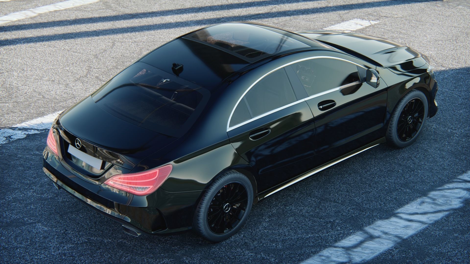 Mercedes Benz CLA Class AMG 3D model 3D model | CGTrader