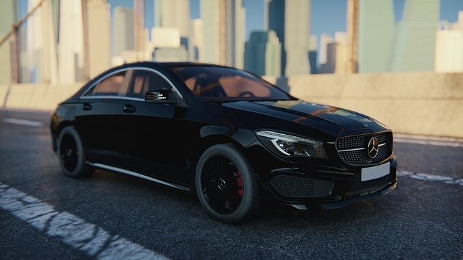 Mercedes Benz CLA Class AMG 3D model 3D model | CGTrader