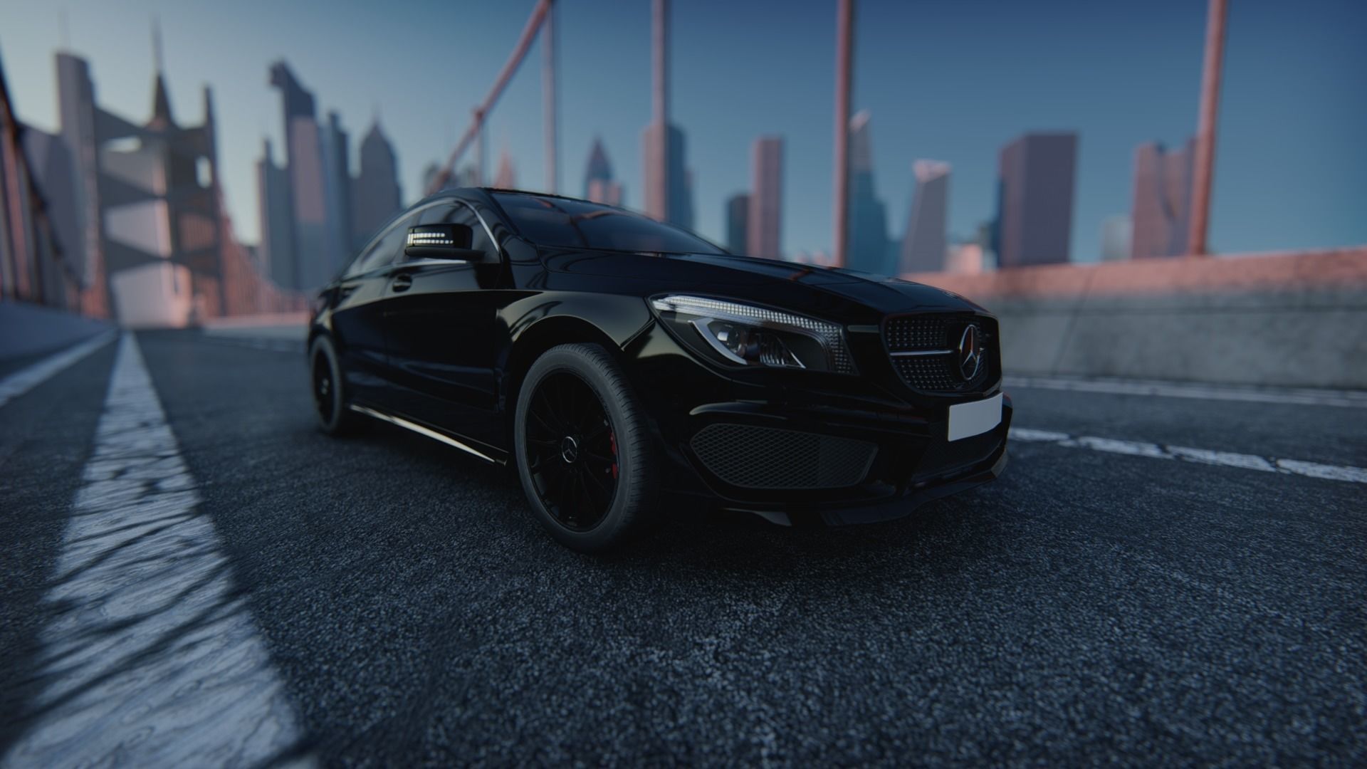 Mercedes Benz CLA Class AMG 3D model 3D model | CGTrader