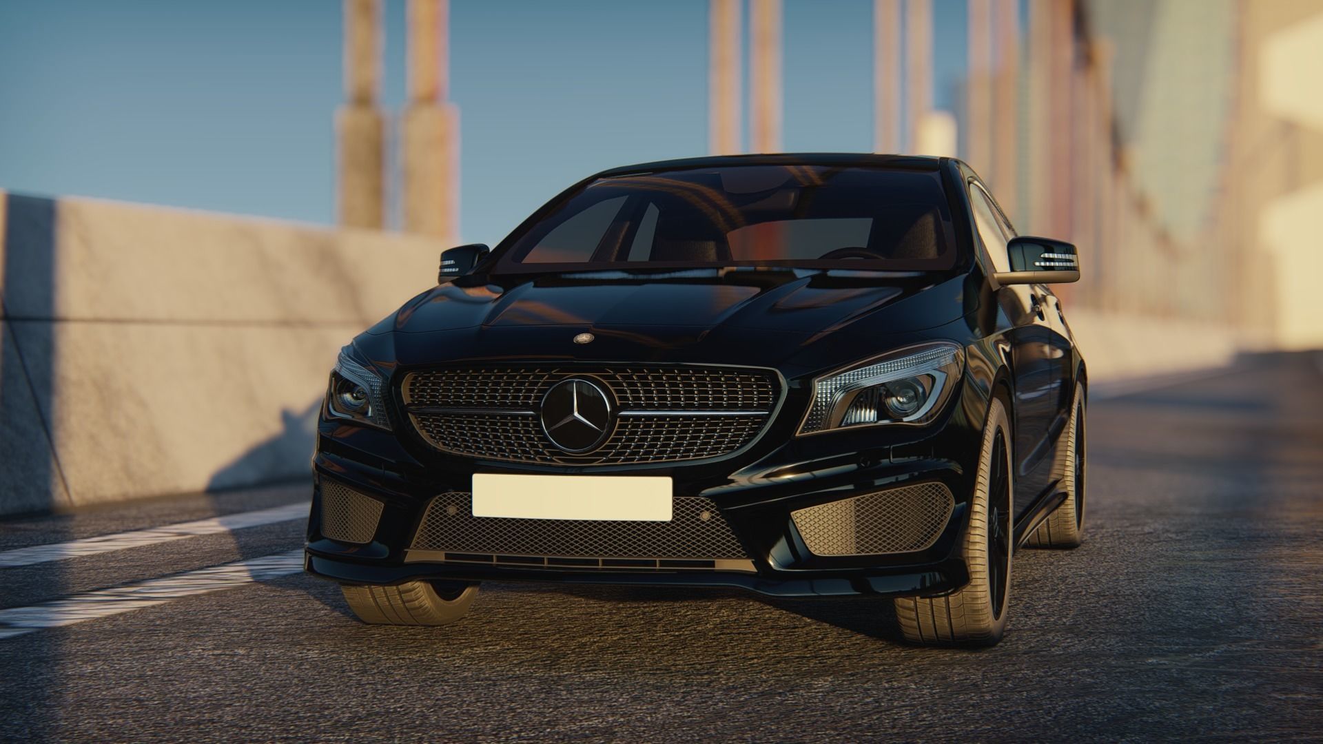 Mercedes Benz CLA Class AMG 3D model 3D model | CGTrader