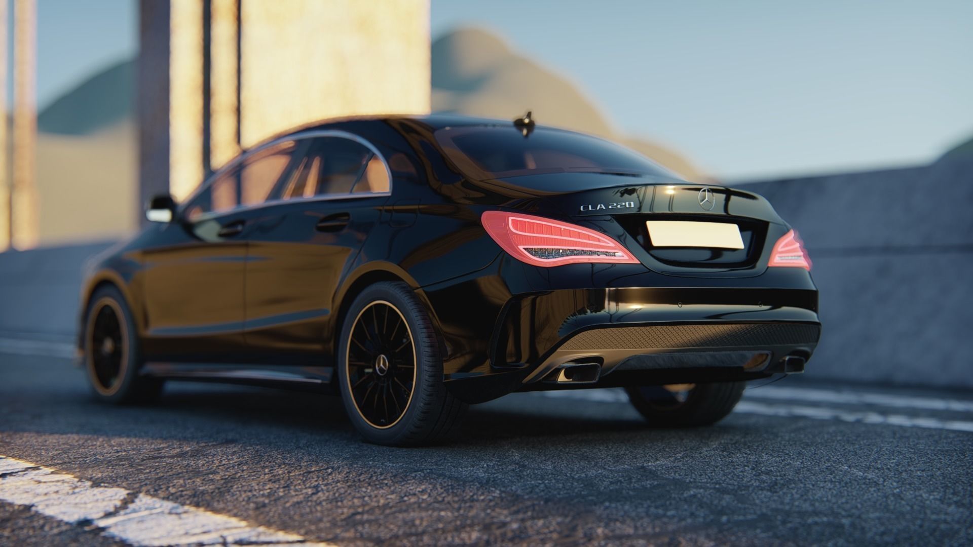 Mercedes Benz CLA Class AMG 3D model 3D model | CGTrader