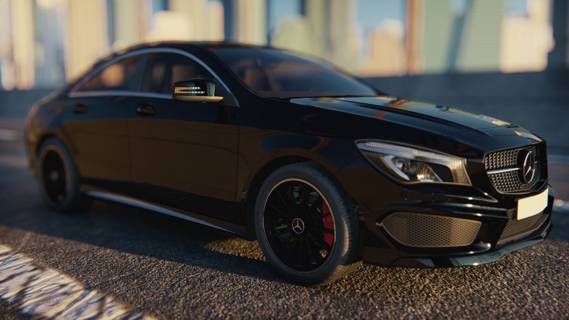 Mercedes Benz CLA Class AMG 3D model 3D model | CGTrader