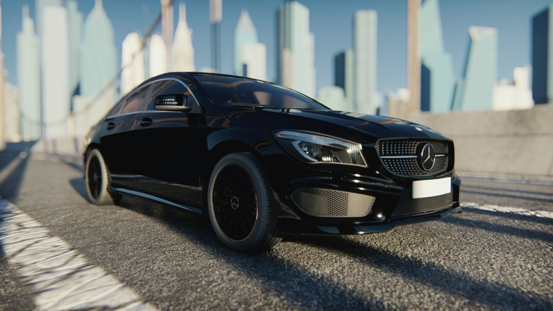 Mercedes Benz CLA Class AMG 3D model 3D model | CGTrader