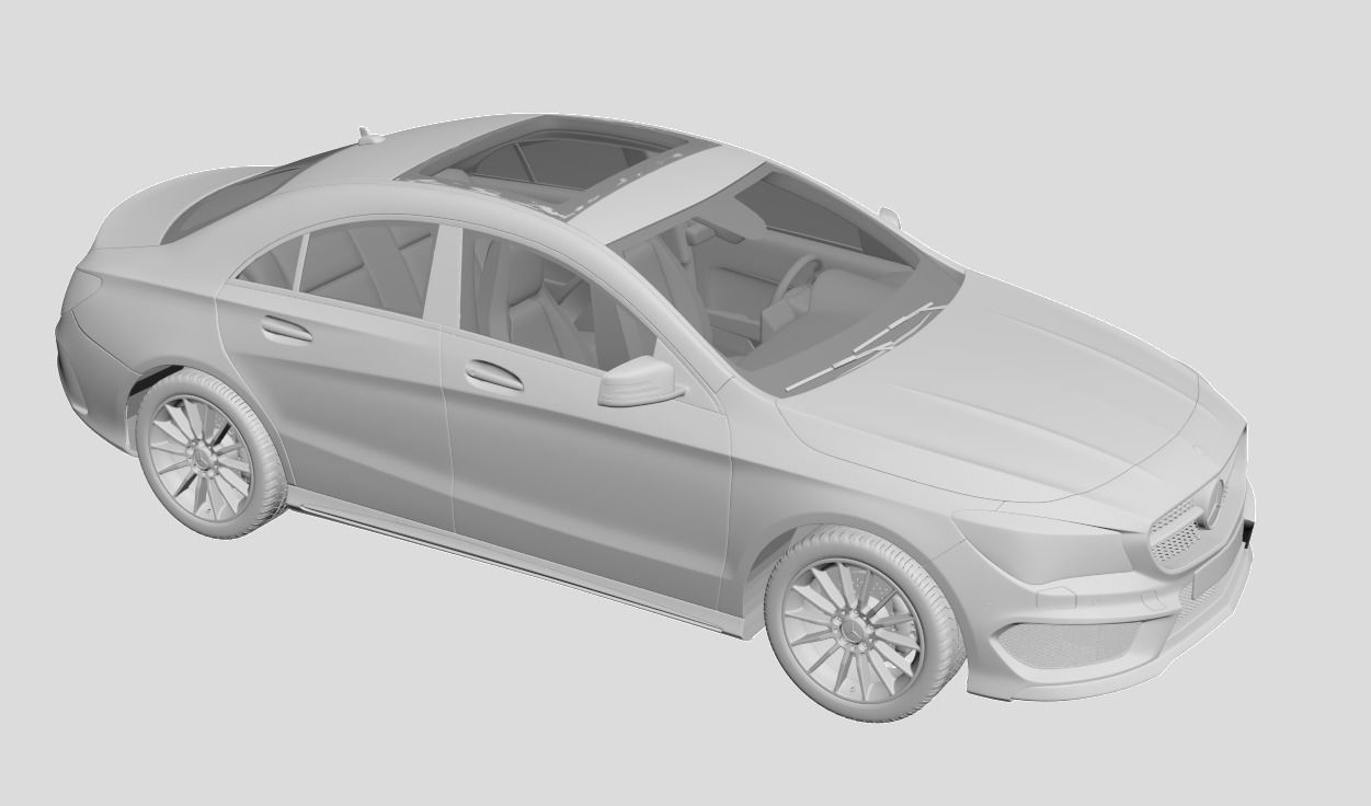 Mercedes Benz CLA Class AMG 3D model 3D model | CGTrader