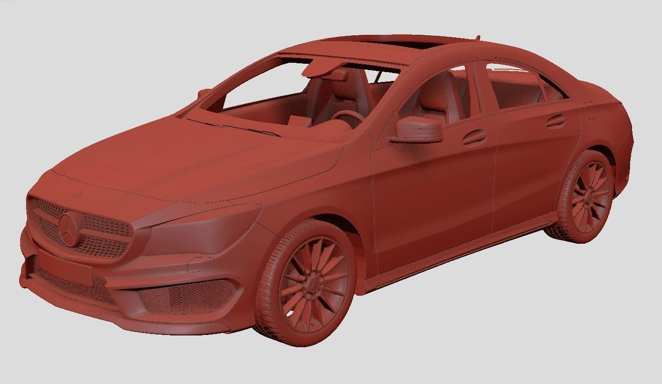 Mercedes Benz CLA Class AMG 3D model 3D model | CGTrader