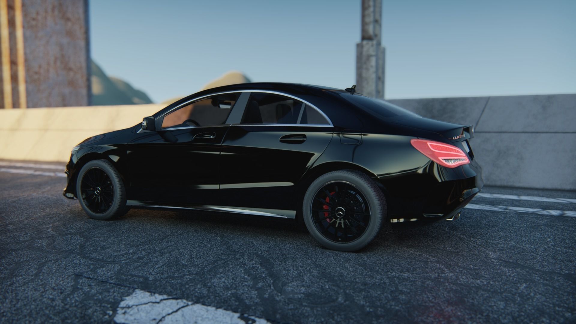 Mercedes Benz CLA Class AMG 3D model 3D model | CGTrader