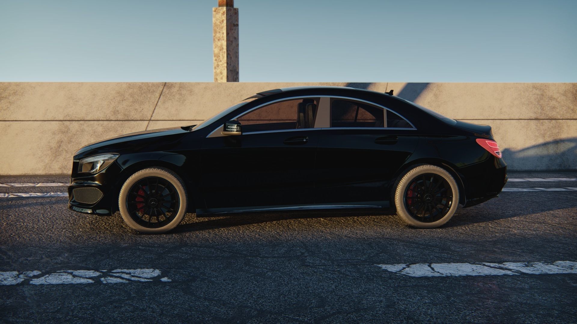 Mercedes Benz CLA Class AMG 3D model 3D model | CGTrader