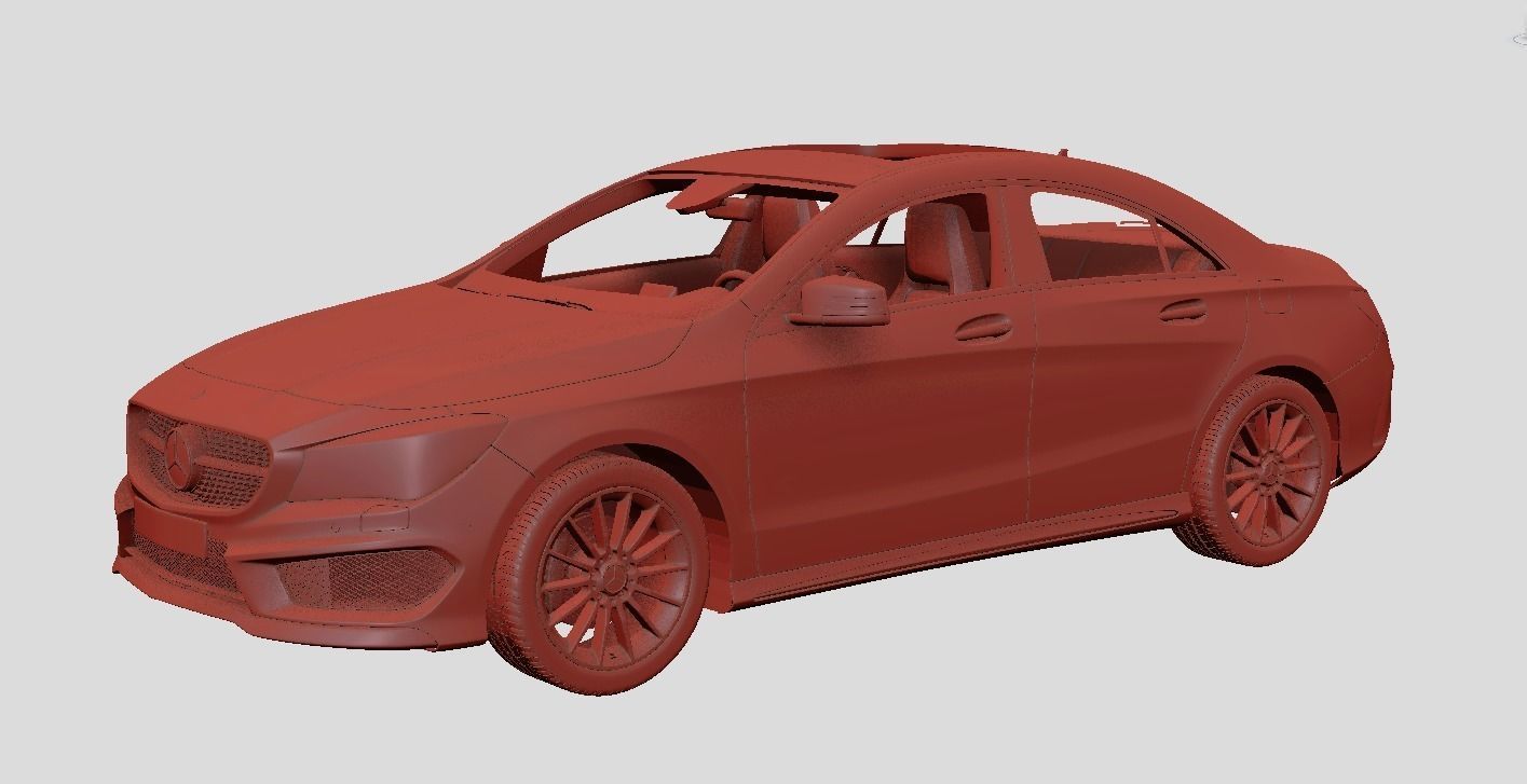 Mercedes Benz CLA Class AMG 3D model 3D model | CGTrader