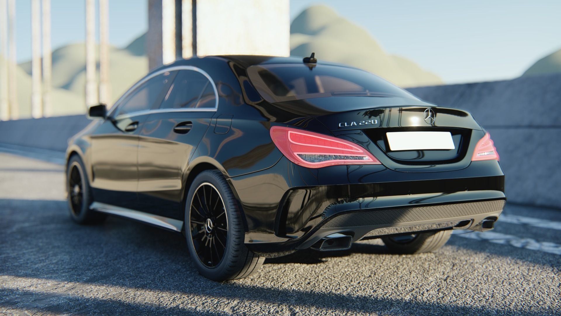 Mercedes Benz CLA Class AMG 3D model 3D model | CGTrader
