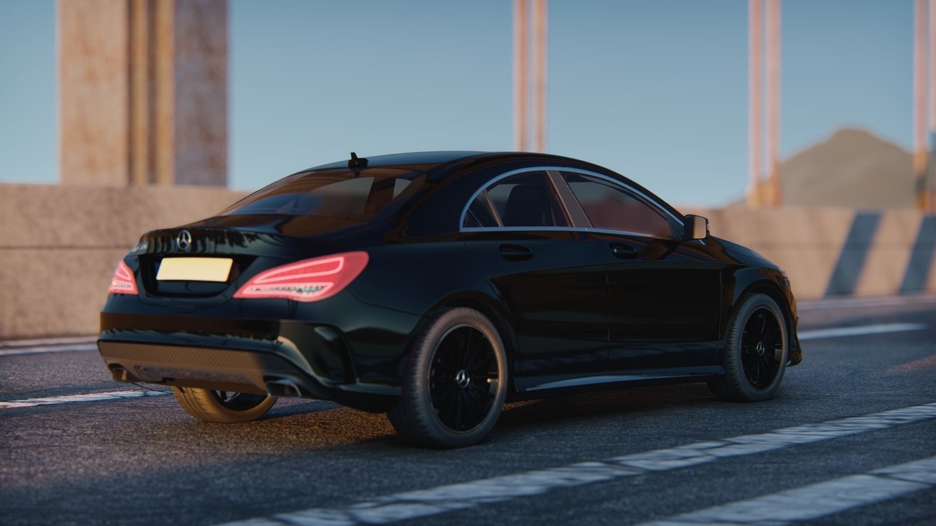 Mercedes Benz CLA Class AMG 3D model 3D model | CGTrader