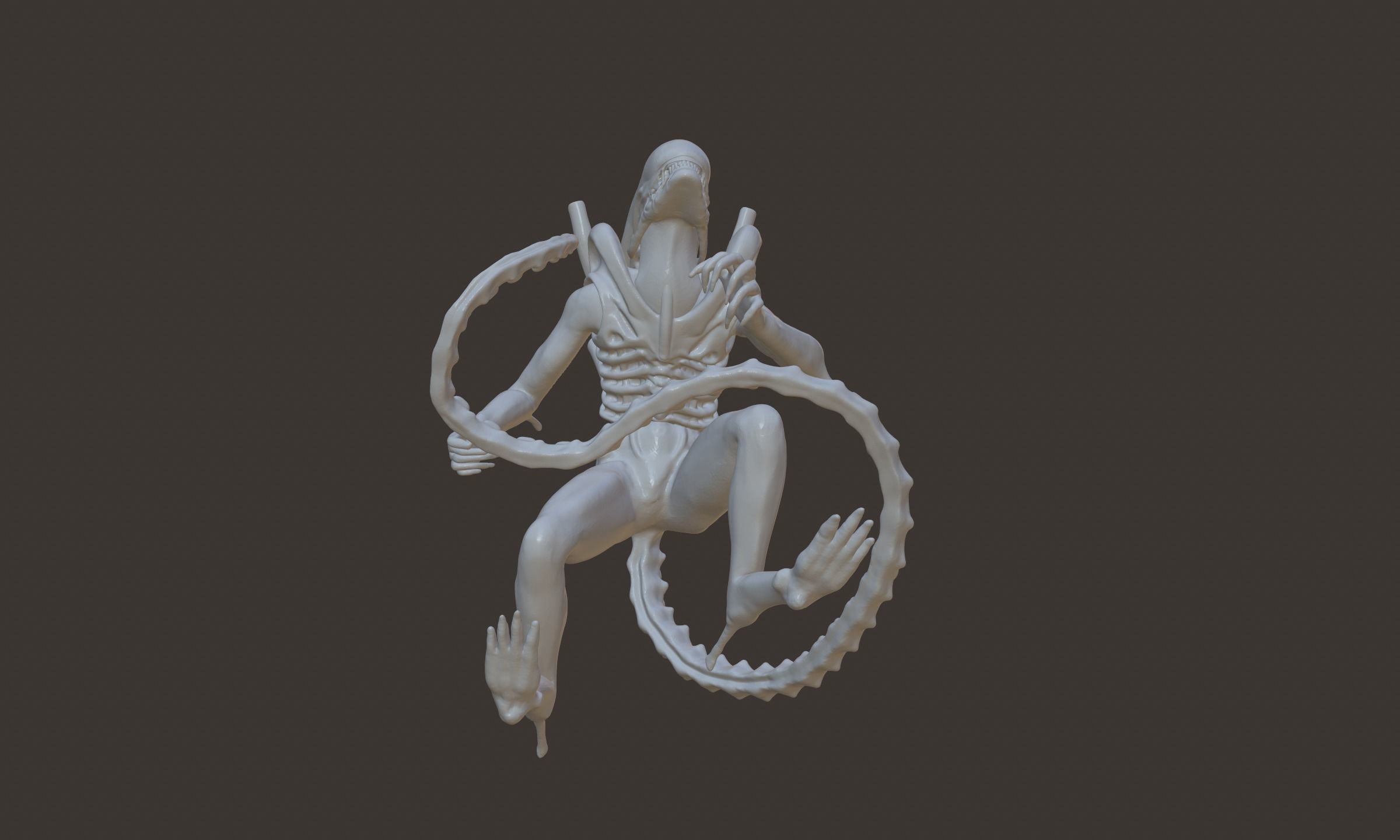 Alien - Xenomorph Warrior 3D model 3D printable | CGTrader