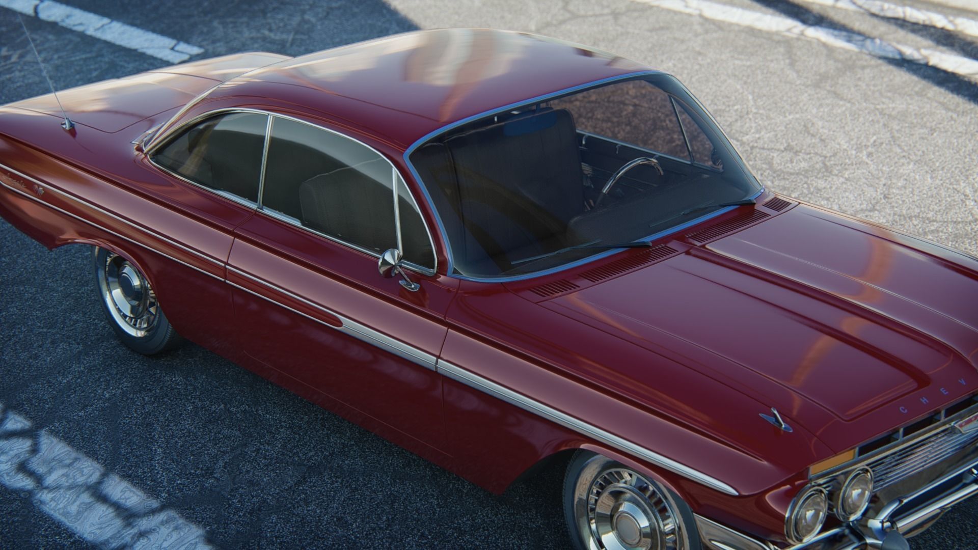 Chevrolet Impala 1961 3D model 3D model | CGTrader