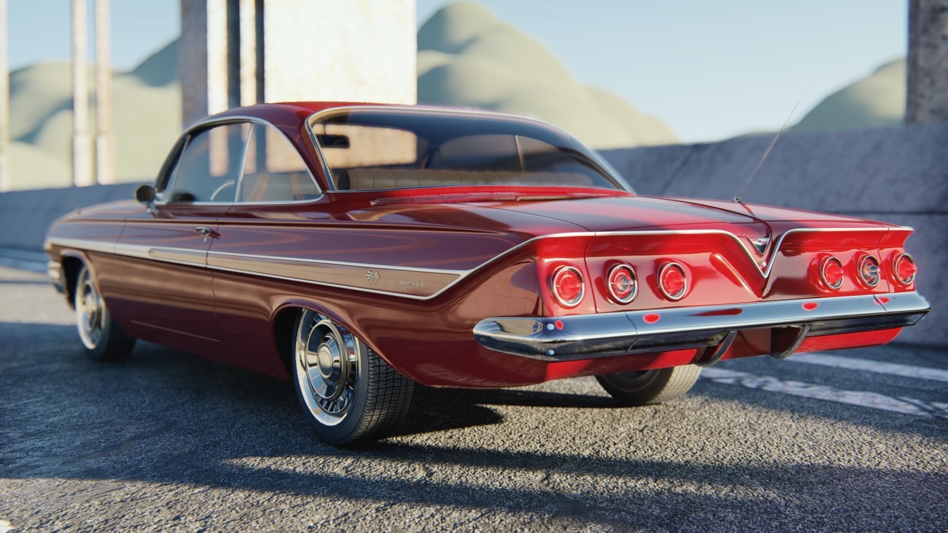 Chevrolet Impala 1961 3D model 3D model | CGTrader