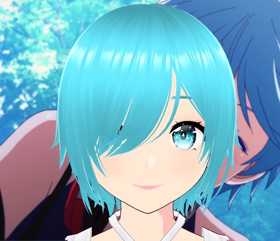 Fuuka Vtuber 3D vrm 3D model animated rigged | CGTrader