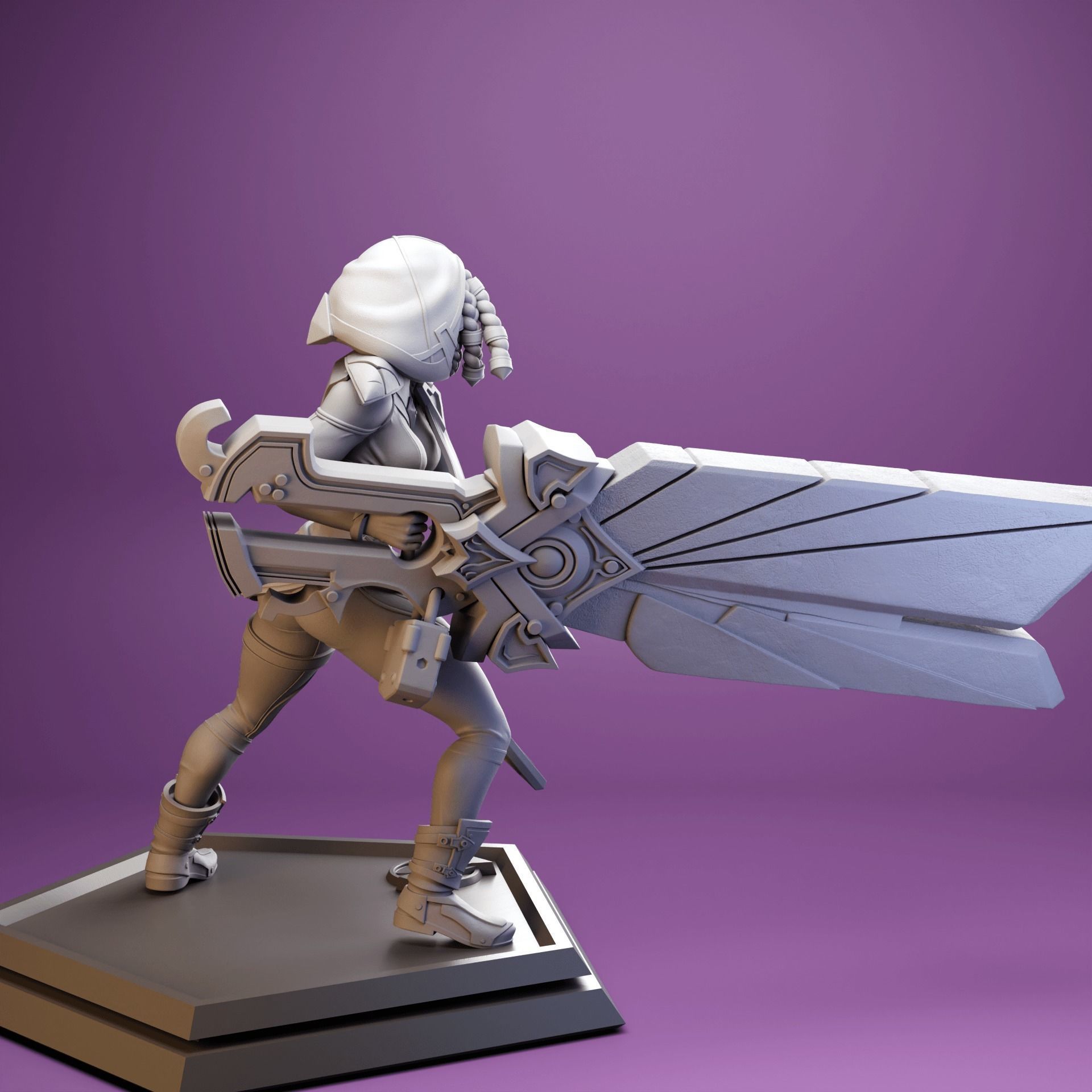 Senna The Redeemer - League of Legends 3D model 3D printable | CGTrader