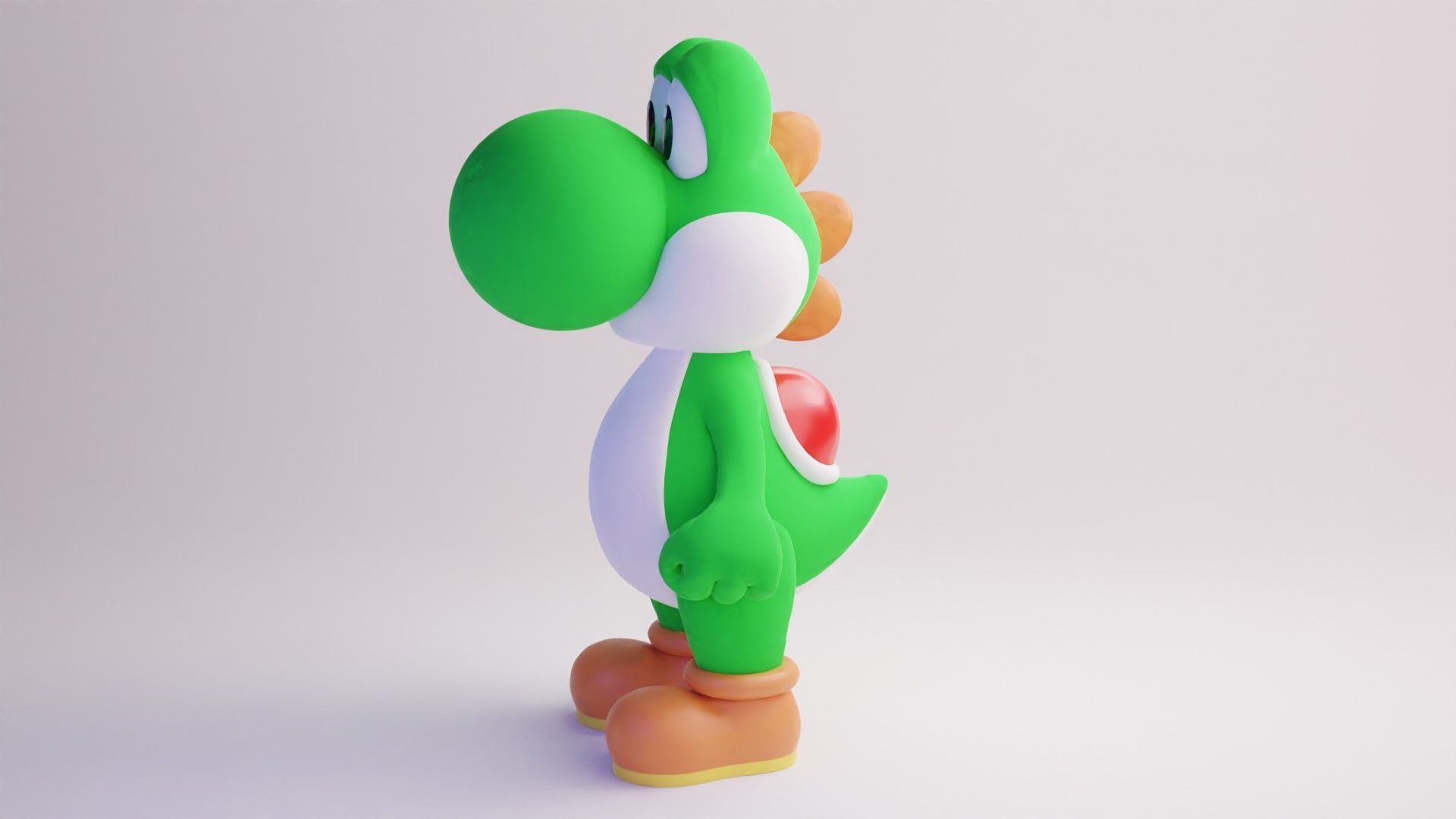Yoshi 3D model rigged | CGTrader