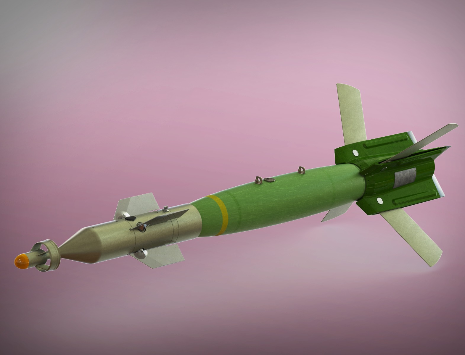 GBU-12 Paveway II guided missile 3D printable model 3D model 3D ...
