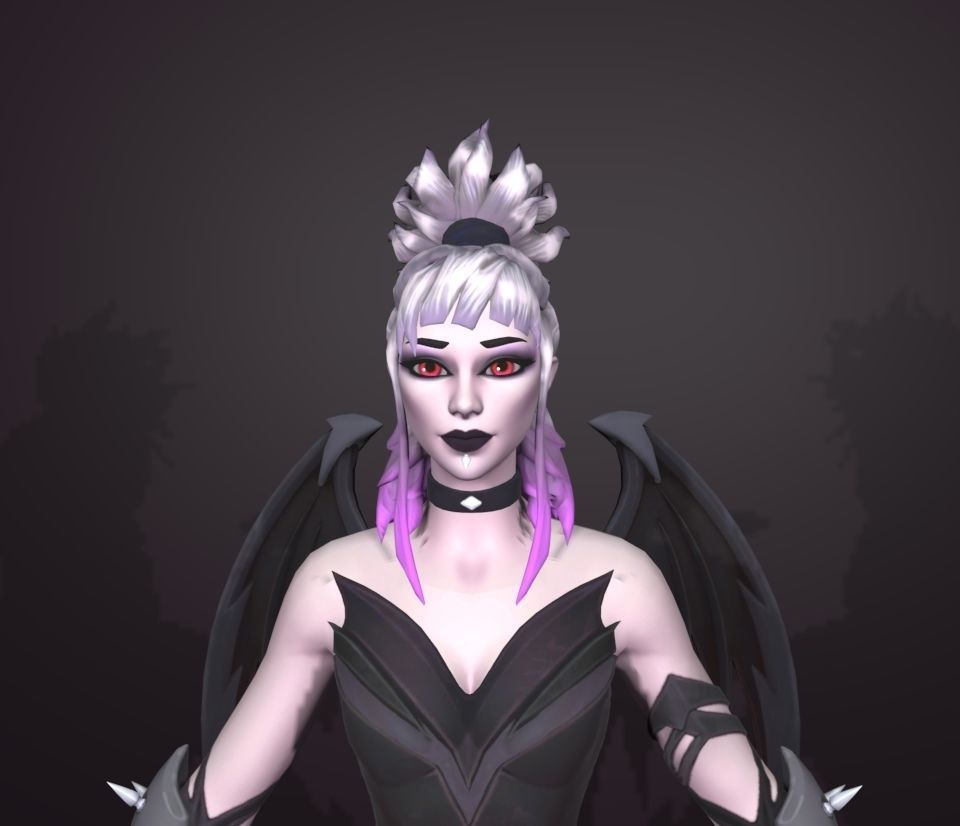 dusk fortnitr 3D model animated rigged | CGTrader