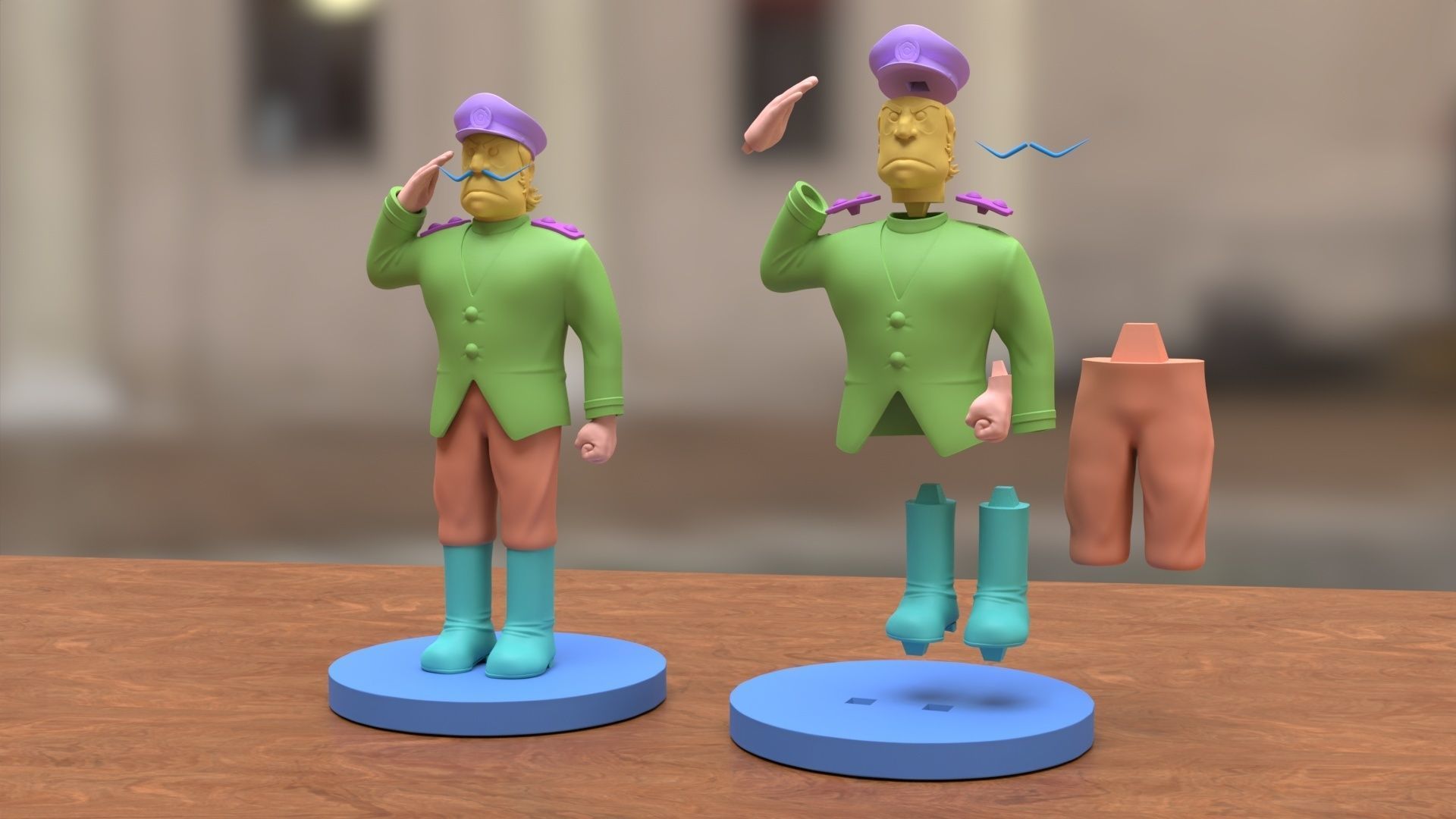 Captain Dyce from conan future boy 3D model 3D printable | CGTrader