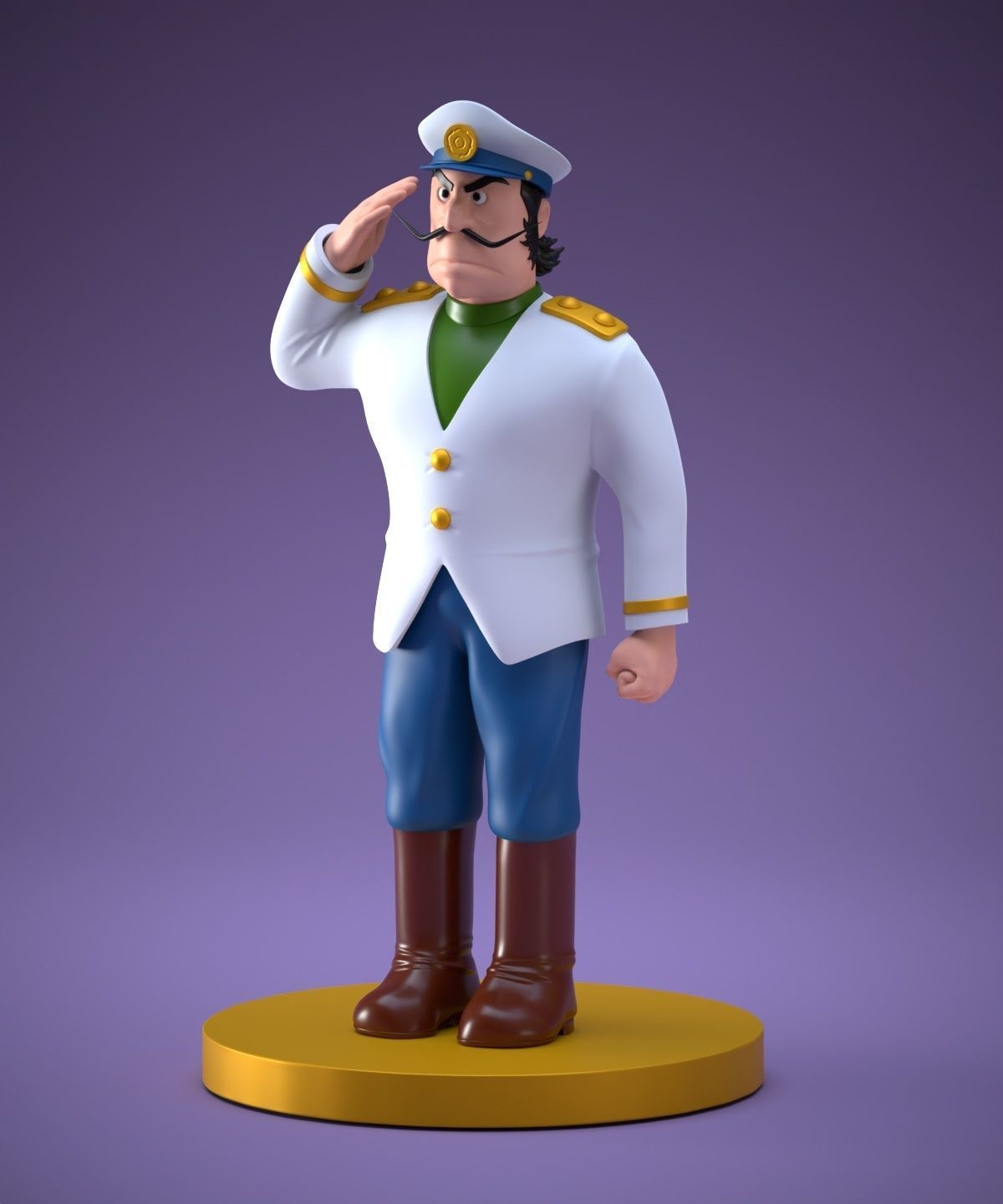 Captain Dyce from conan future boy 3D model 3D printable | CGTrader