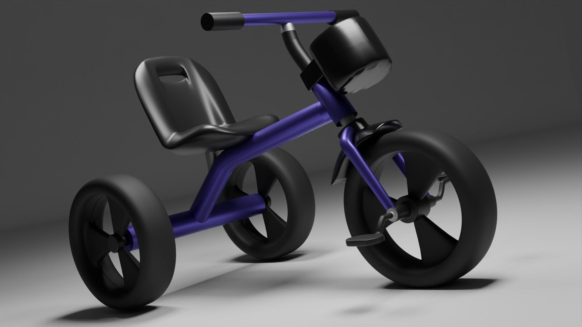 Tricycle free VR / AR / low-poly 3D model rigged | CGTrader