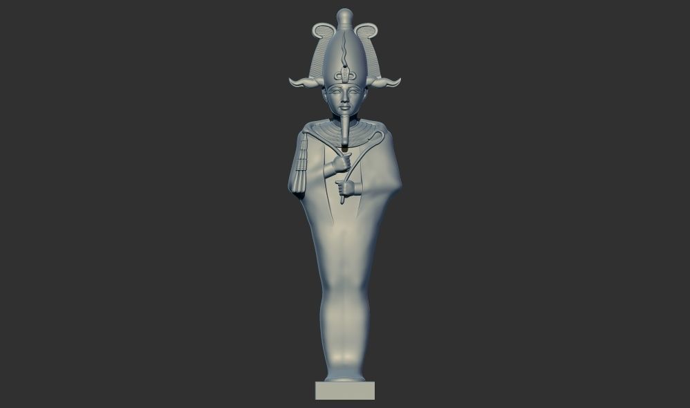 Osiris Egyptian God figurine 3d printable model 3D model 3D printable ...