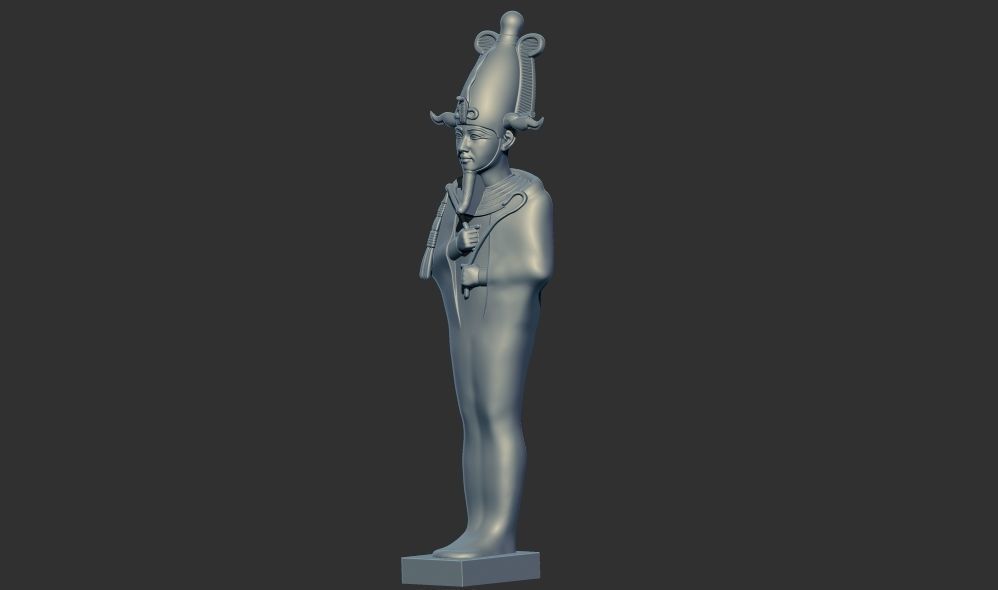 Osiris Egyptian God figurine 3d printable model 3D model 3D printable ...