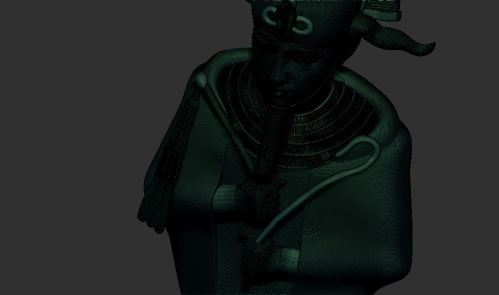 Osiris Egyptian God figurine 3d printable model 3D model 3D printable ...