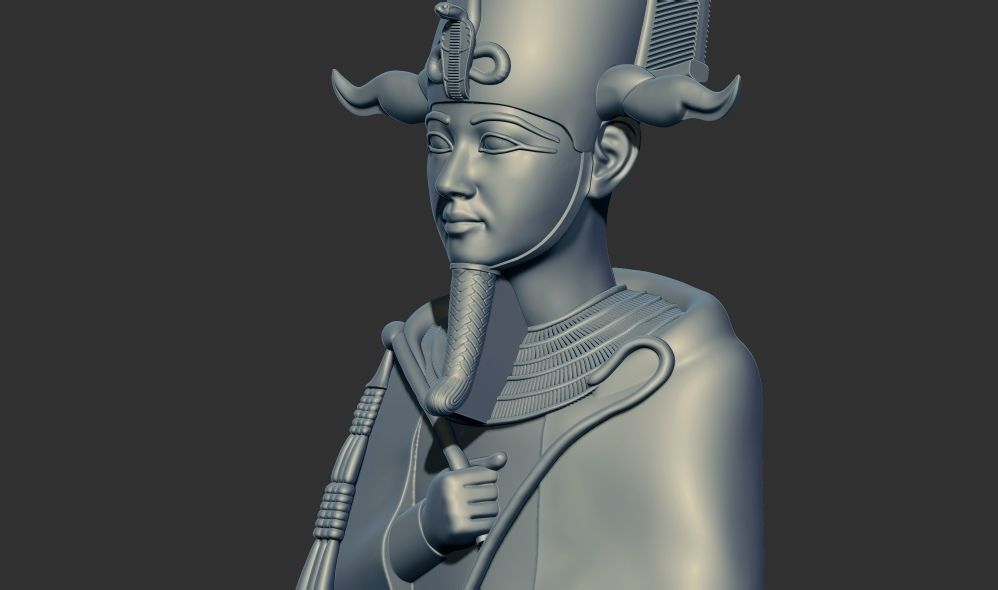 Osiris Egyptian God figurine 3d printable model 3D model 3D printable ...