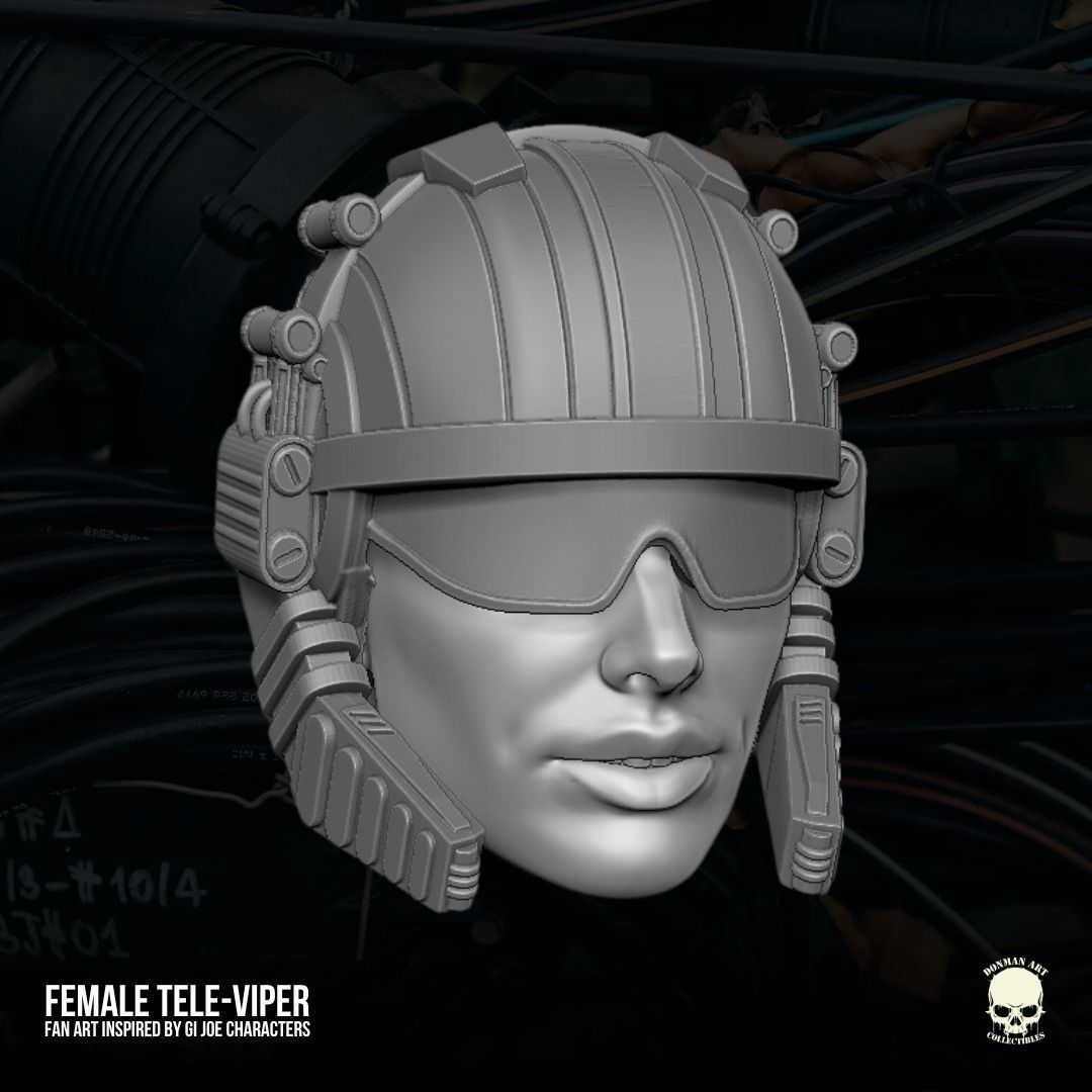 Female Tele Viper Fan Art 3D printable For Action Figures 3D model 3D ...
