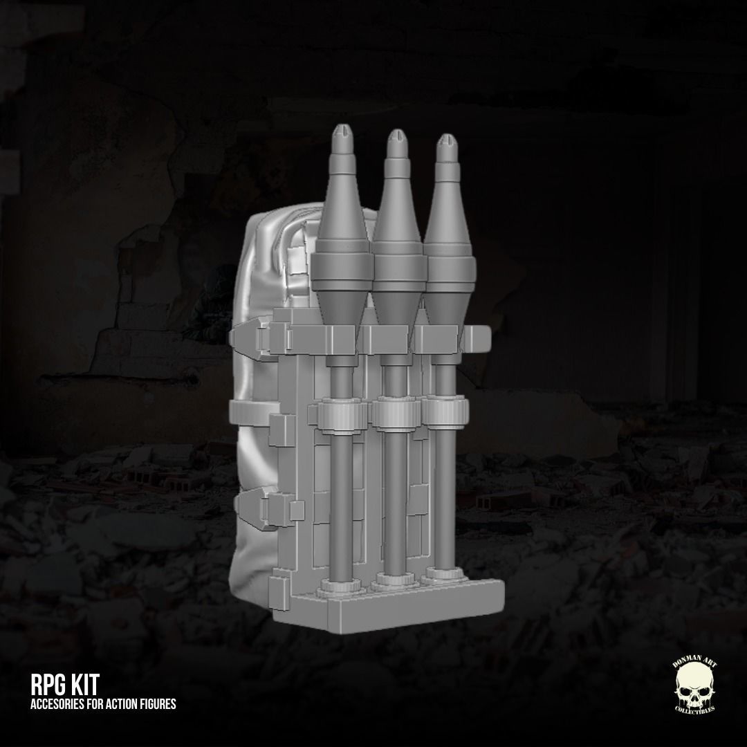 RPG kit 3D printable files for Action Figures 3D model 3D printable ...