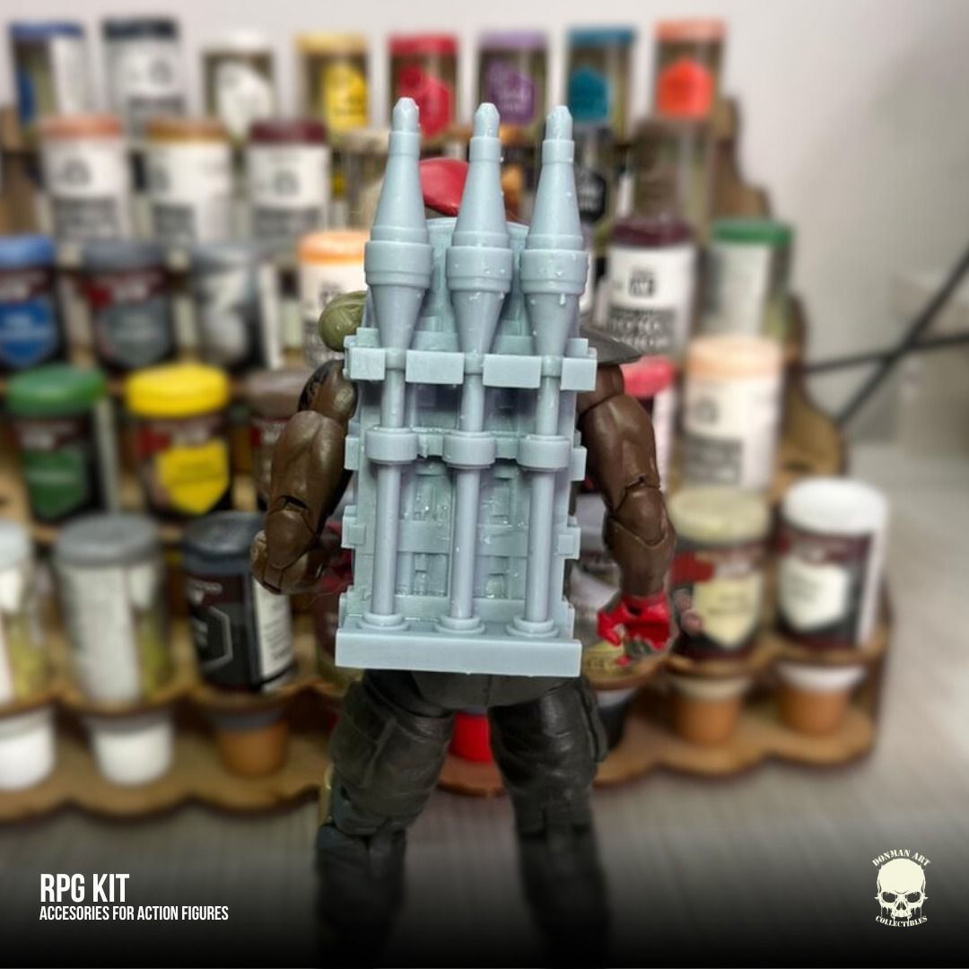 RPG kit 3D printable files for Action Figures 3D model 3D printable ...