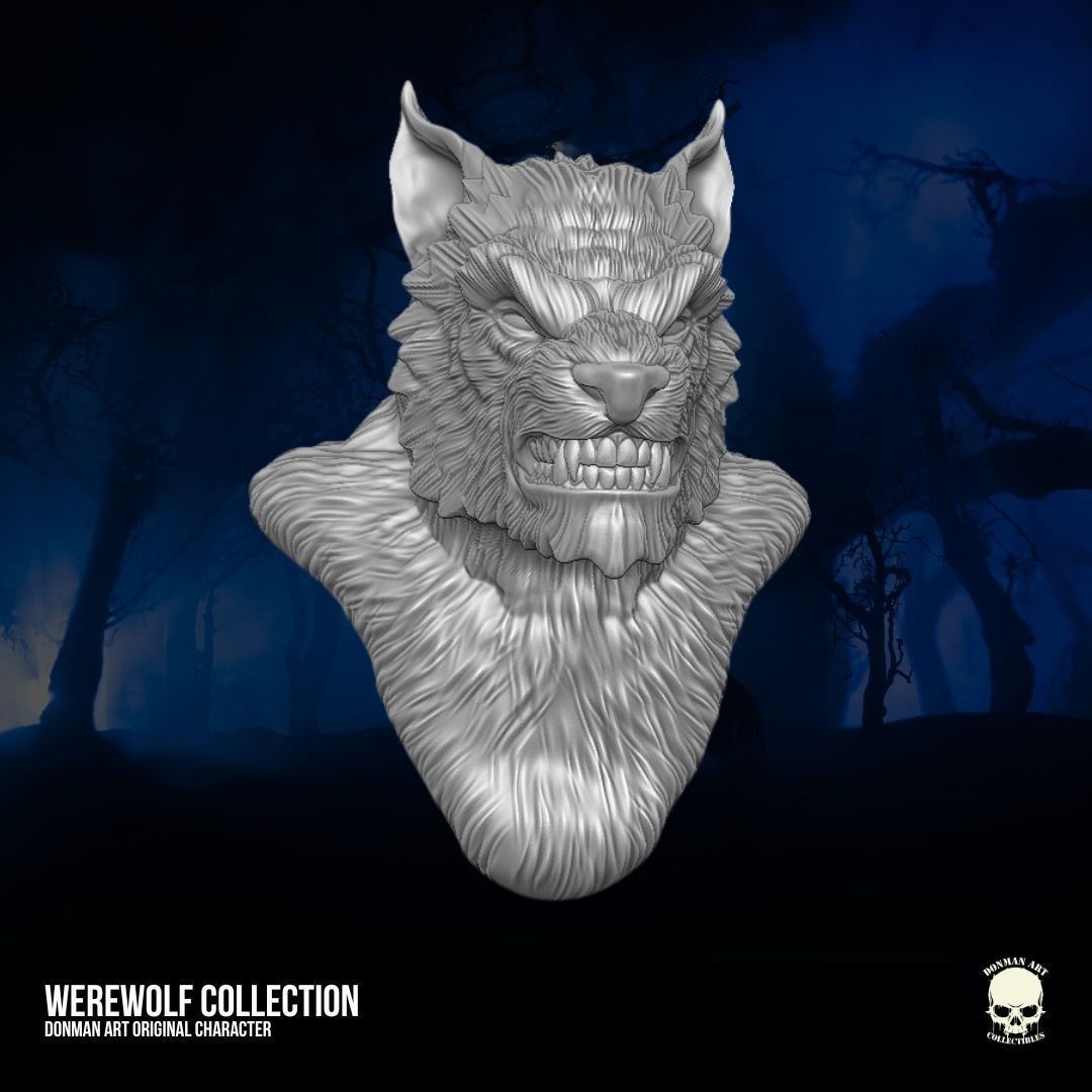 Werewolf 3D printable files for Action Figures 3D model 3D printable ...