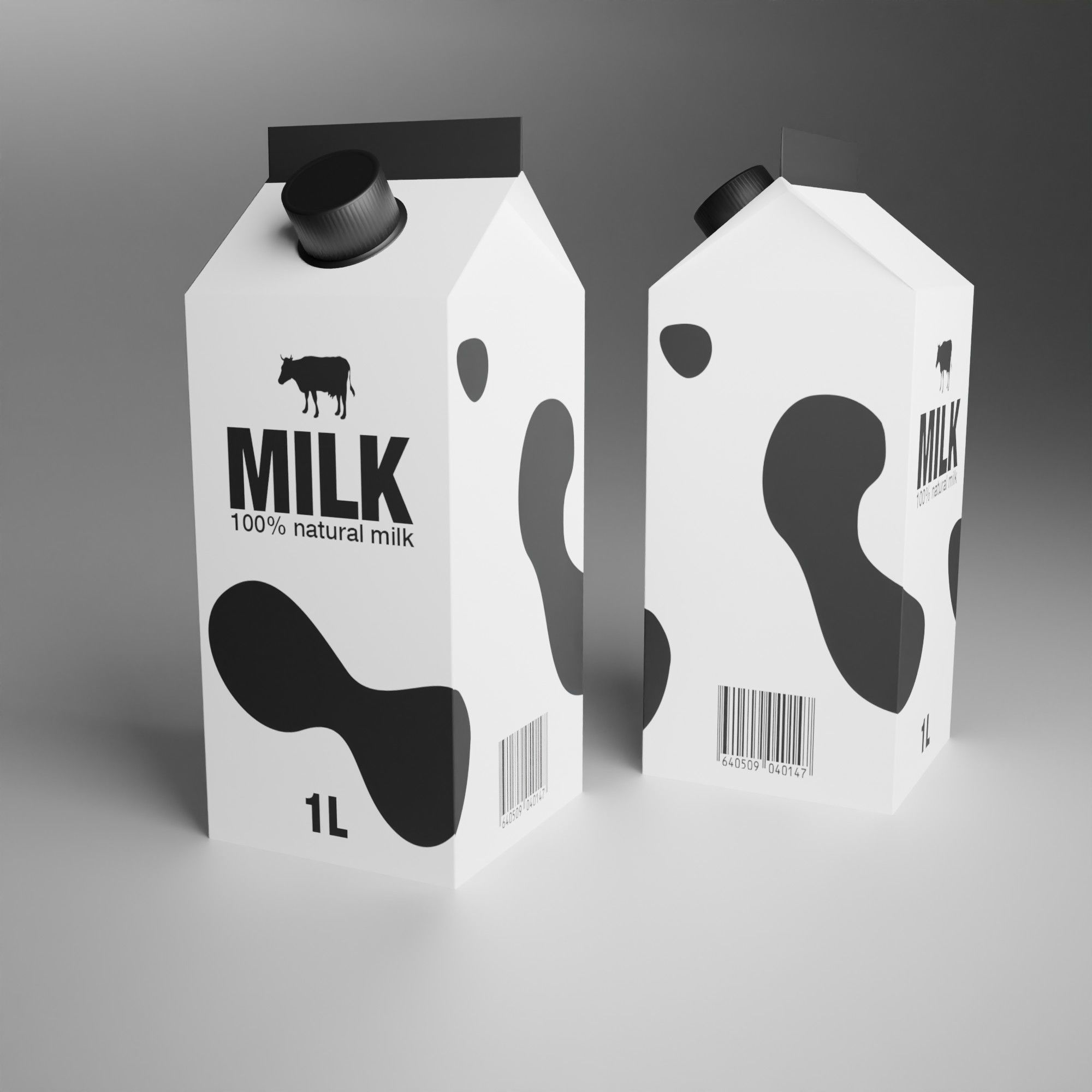 Milk Container 3D model | CGTrader