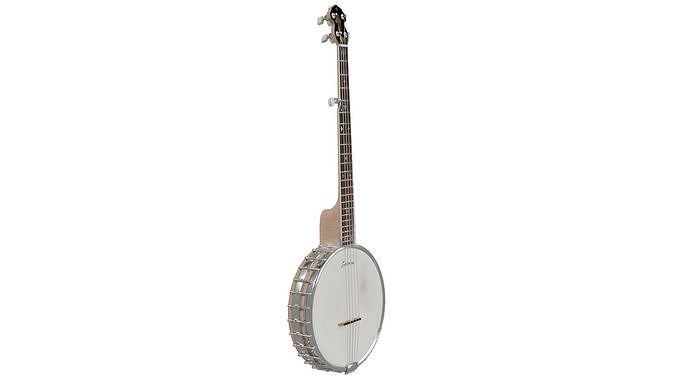 Banjo 3D model | CGTrader