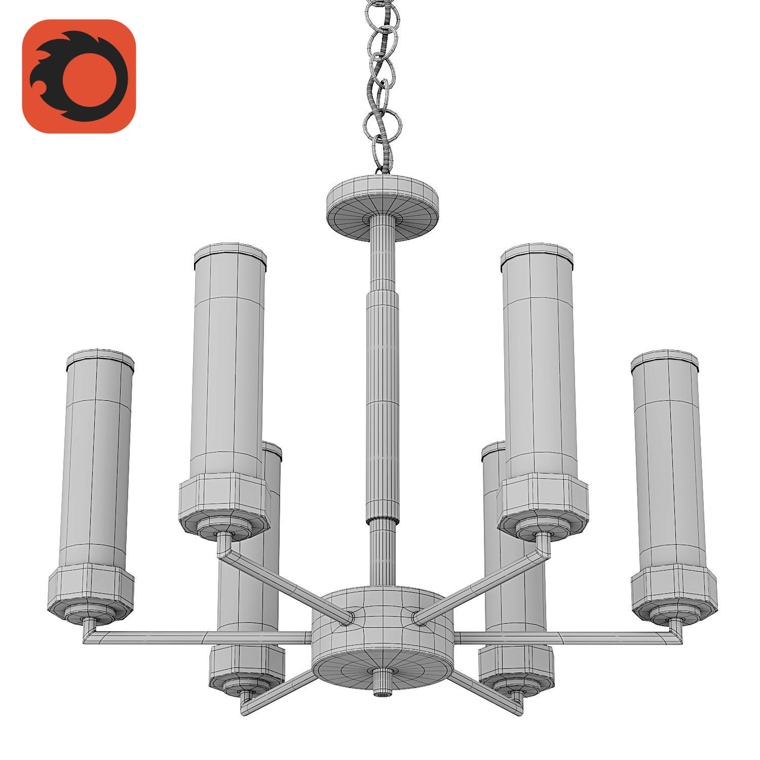 3D model Regent-3-6-BB Chelsom chandelier VR / AR / low-poly | CGTrader