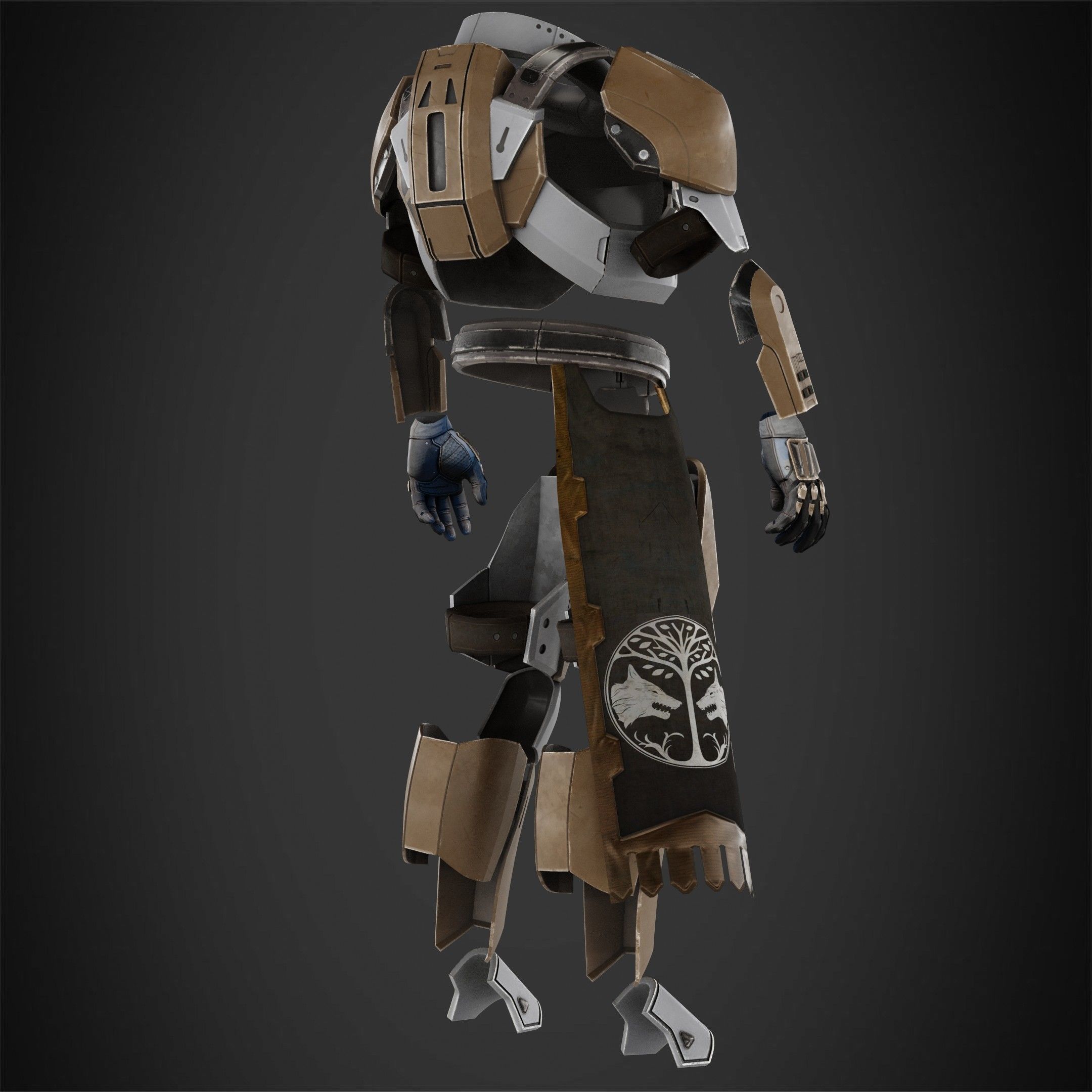 Destiny Titan Iron Regalia Armor for Cosplay 3D model 3D printable ...