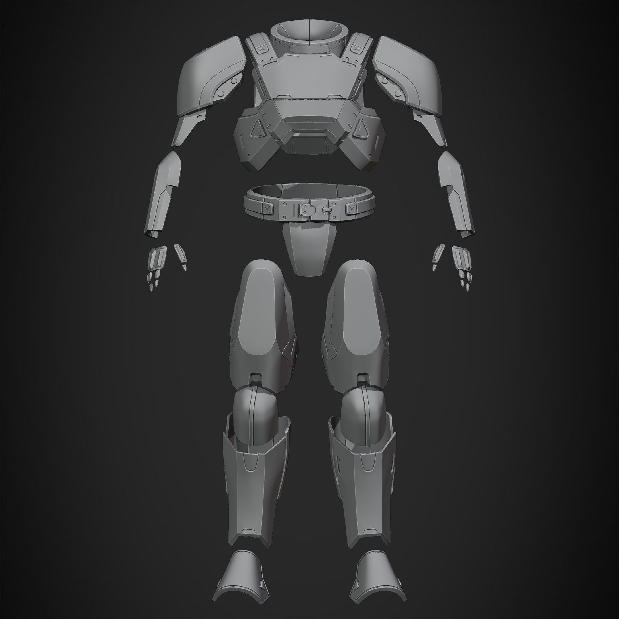 Destiny Titan Iron Regalia Armor for Cosplay 3D model 3D printable ...