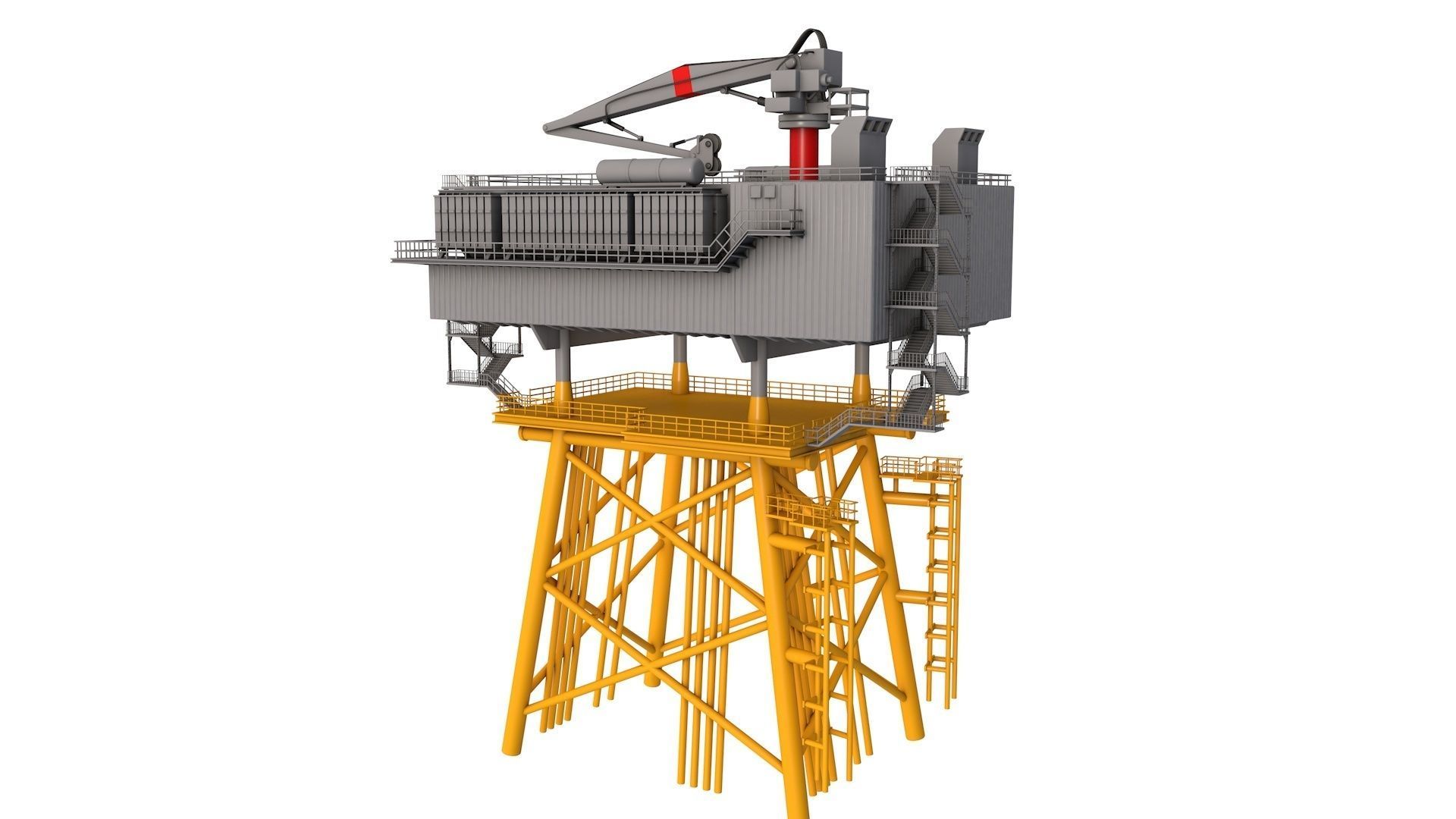 Offshore Wind Farm Substation 3D model | CGTrader Offshore Wind Farm Substation 3D model | CGTrader